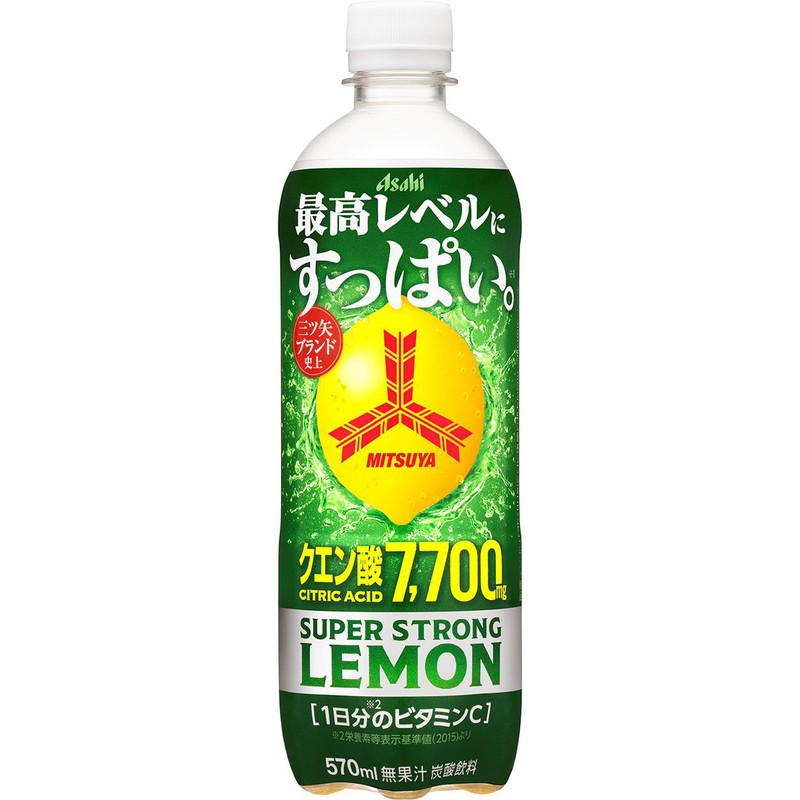 アサヒ飲料 三ツ矢スーパーストロングレモン 570ml Green Beans | グリーンビーンズ by AEON