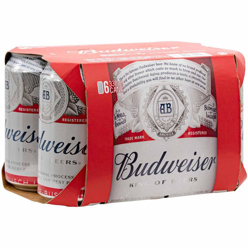 AB InBev バドワイザー 330ml x 6本 Green Beans | グリーンビーンズ by AEON