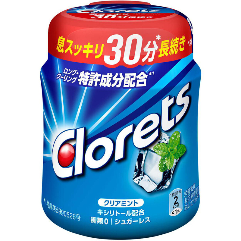 モンデリーズ クロレッツXP クリアミント粒ボトルR 140g Green Beans | グリーンビーンズ by AEON
