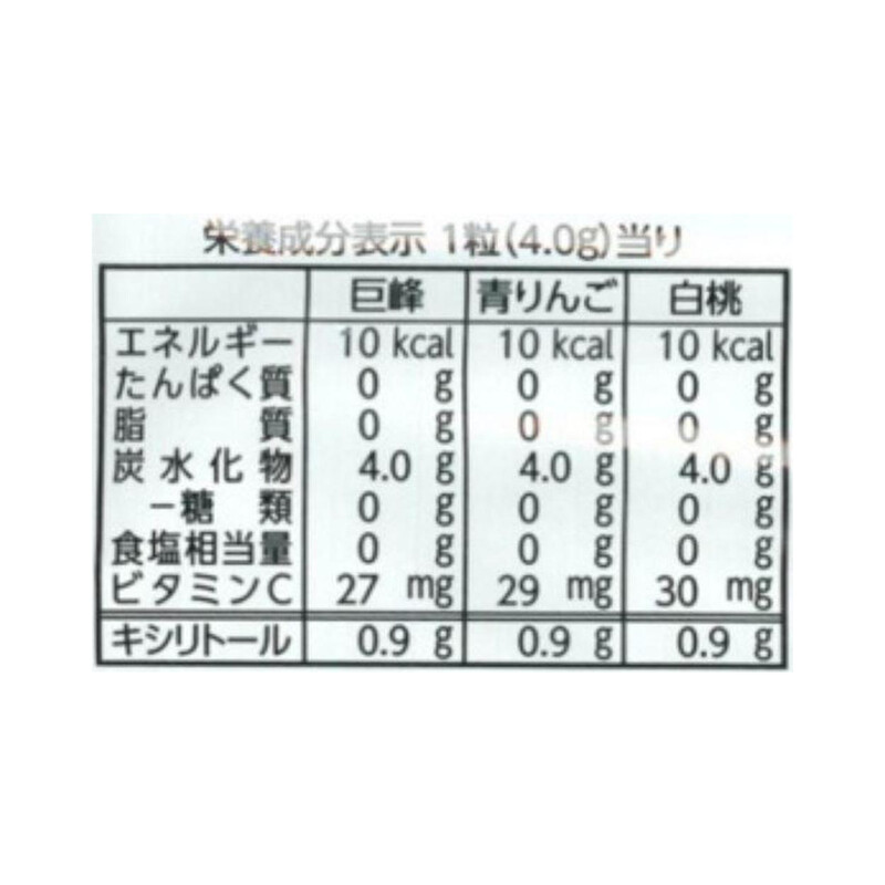 春日井製菓 キシリクリスタル フルーツアソートのど飴 67g Green Beans | グリーンビーンズ by AEON