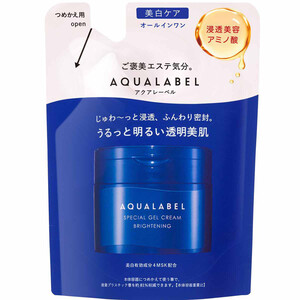 アクアレーベル スペシャルジェルクリーム EX (ブライトニング) つめかえ用 81g Green Beans | グリーンビーンズ by AEON