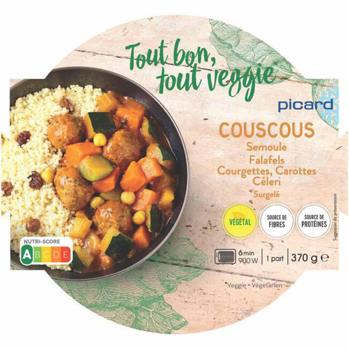 ピカール 野菜のファラフェル・クスクスボウル【冷凍】 370g Green Beans | グリーンビーンズ by AEON