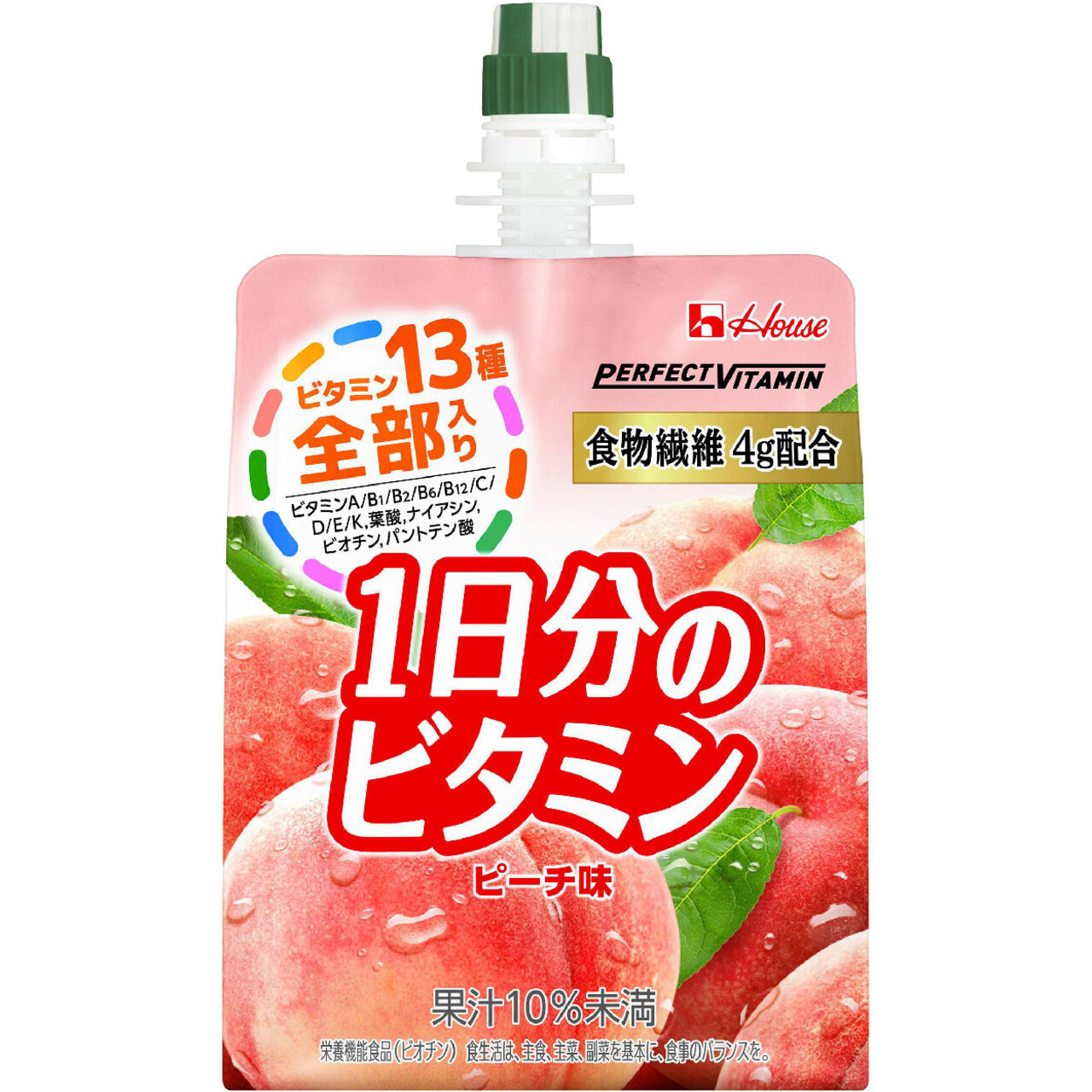 ハウスウェルネスフーズ 1日分のビタミンゼリー食物繊維 180g Green Beans | グリーンビーンズ by AEON