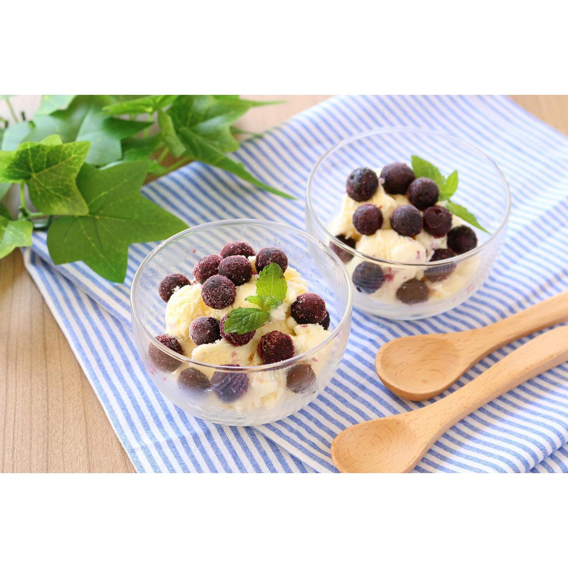 ニチノウ mikata 国産ブルーベリー【冷凍】 100g Green Beans | グリーンビーンズ by AEON