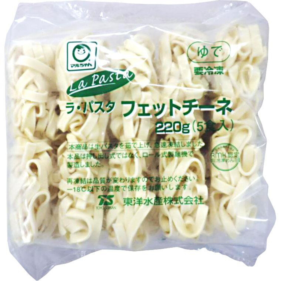 マルちゃん ラ パスタ フェットチーネ【冷凍】 220g x 5食入 Green Beans | グリーンビーンズ by AEON