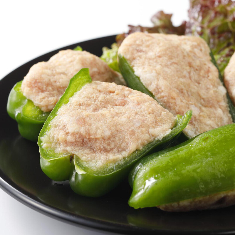 【冷凍】JA全農ミートフーズ 国産豚で作ったピーマン肉詰め 6個入 210g Green Beans | グリーンビーンズ by AEON