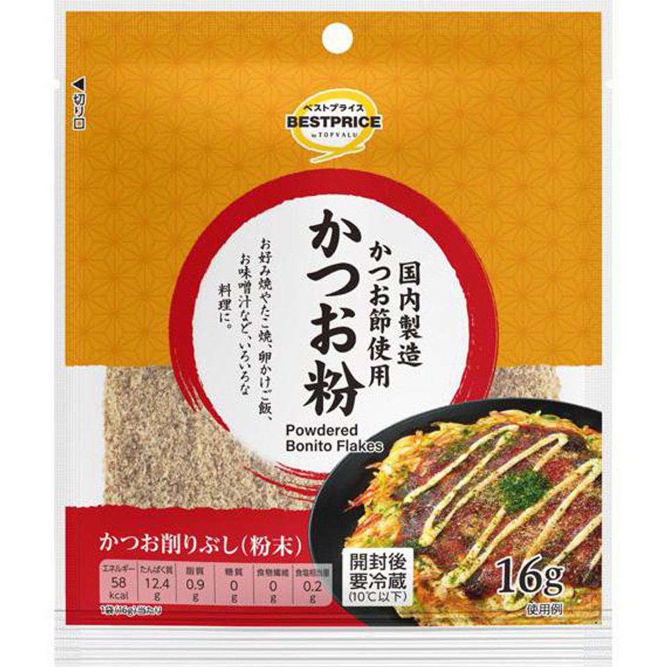 かつお粉 16g トップバリュベストプライス Green Beans | グリーンビーンズ by AEON