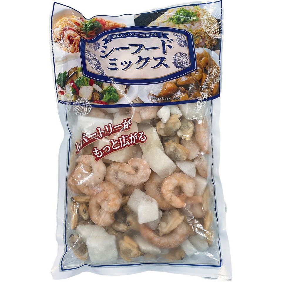 【冷凍】 シーフードミックス 400g Green Beans | グリーンビーンズ by AEON