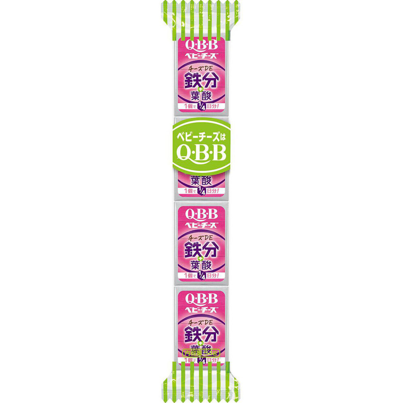QBB チーズDE鉄分ベビーチーズ 54g Green Beans | グリーンビーンズ by AEON