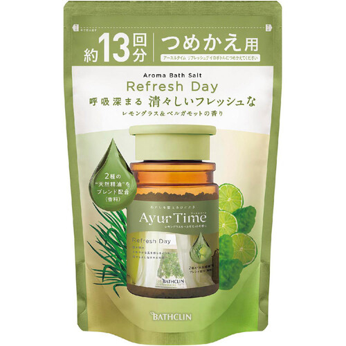 バスクリン アーユルタイム リフレッシュデイ つめかえ用 520g Green Beans | グリーンビーンズ by AEON