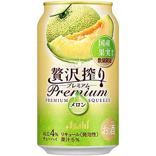 【4%】 アサヒ 贅沢搾りプレミアム メロン 350ml Green Beans | グリーンビーンズ by AEON