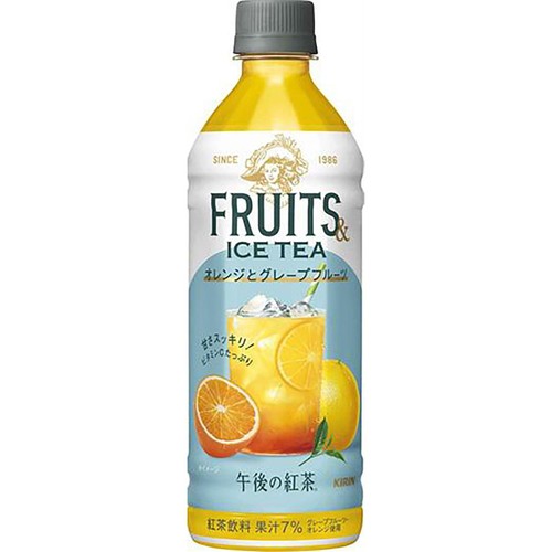 キリン 午後の紅茶 FRUITS&ICE TEA オレンジとグレープフルーツ 500ml Green Beans | グリーンビーンズ by AEON